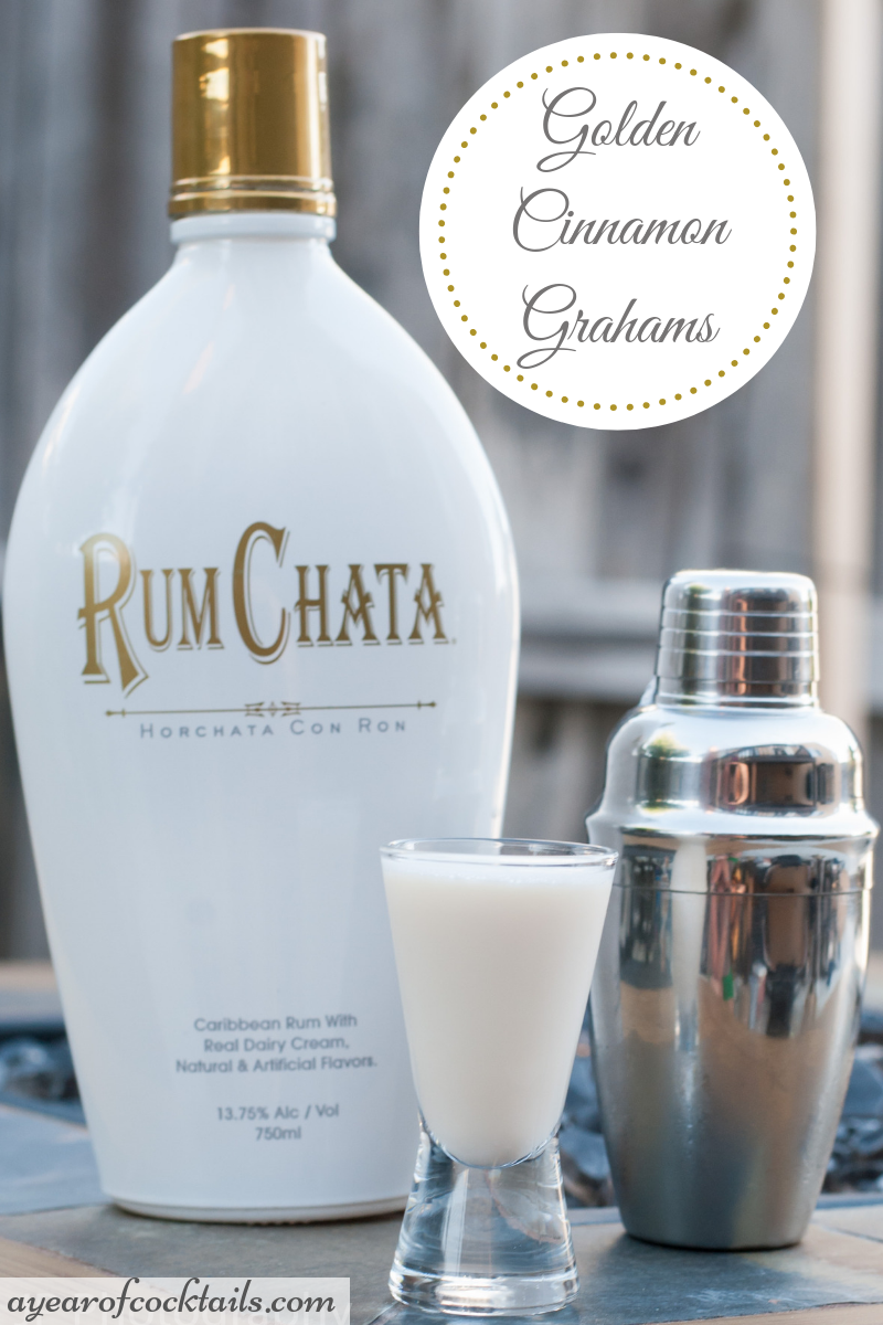 Golden Cinnamon Grahams - A Year of Cocktails