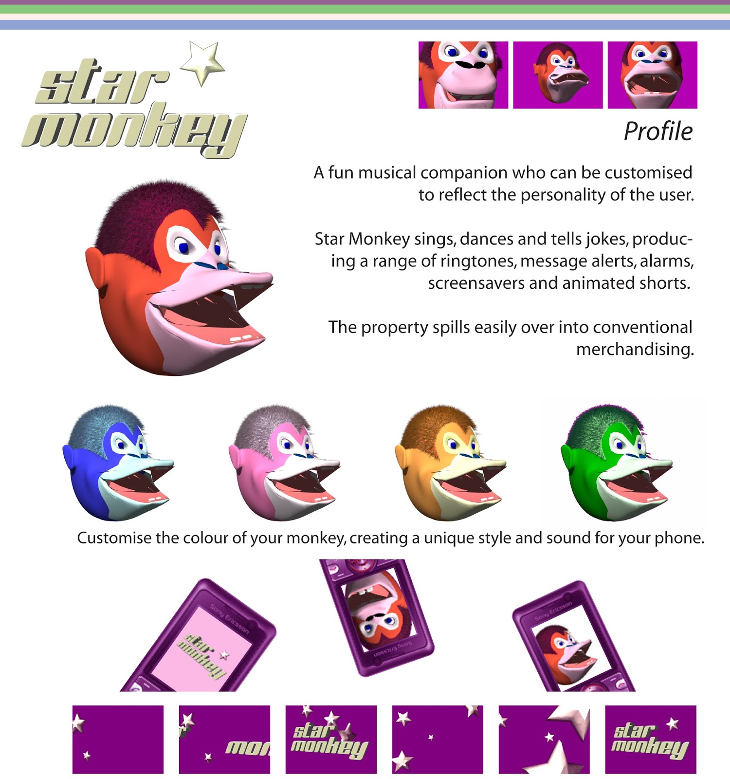 GeeWiz Design Illustration: Star Monkey