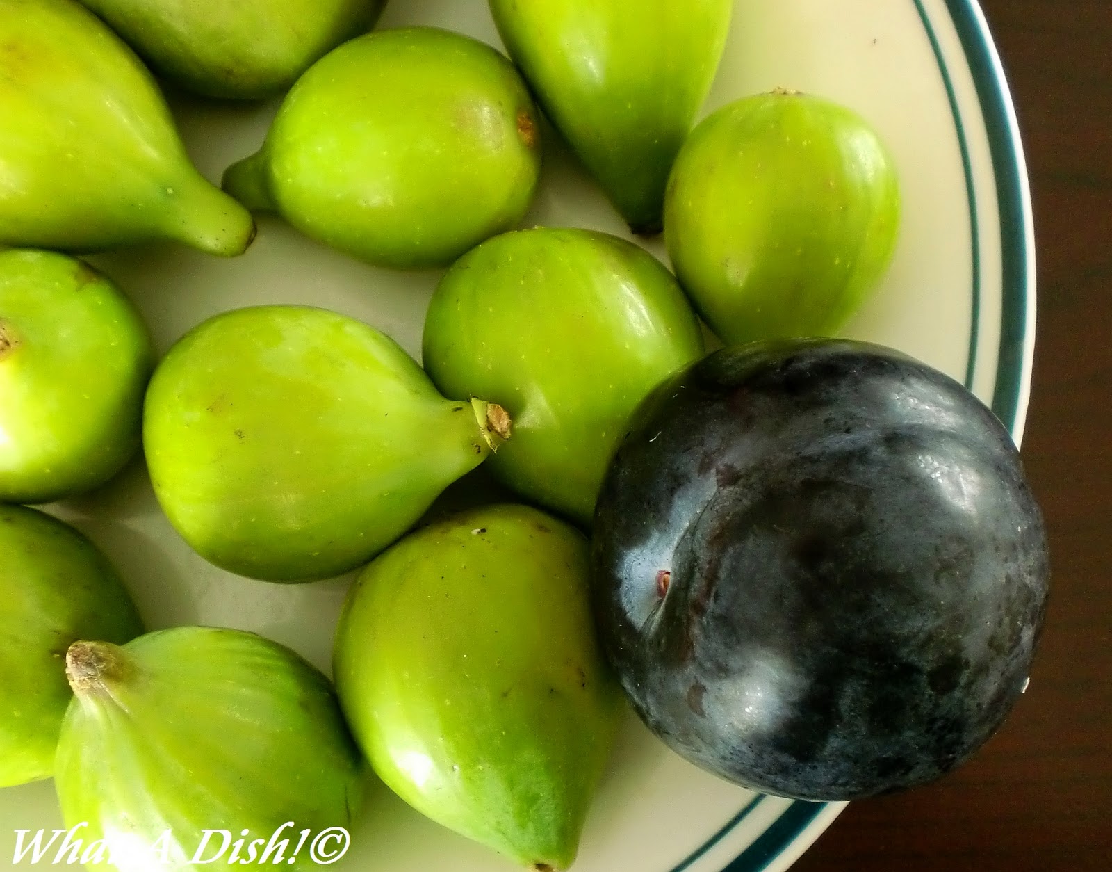 What A Dish!: Spiced Fig & Plum Jam- No Pectin Needed!