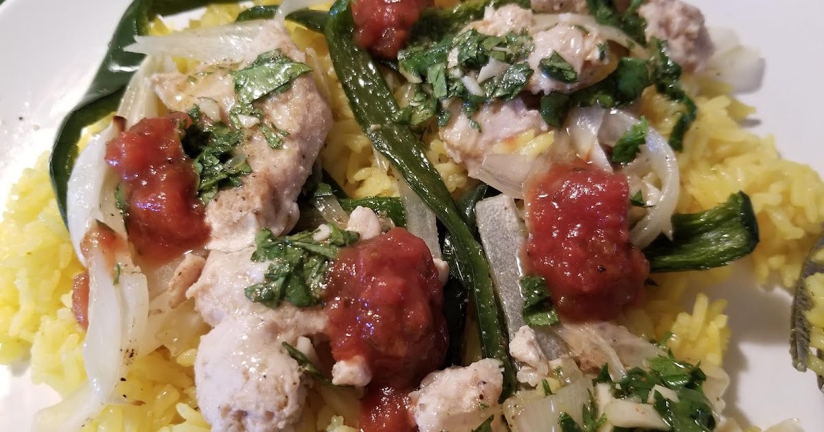 Chimi Chicken and Yellow Rice Bowl