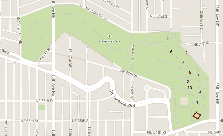 Explorations of Ravenna Park: Walking Tour