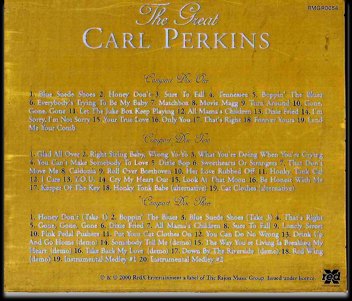 This Jukebox Rocks !!: The Great Carl Perkins..Original Sun Recordings ...