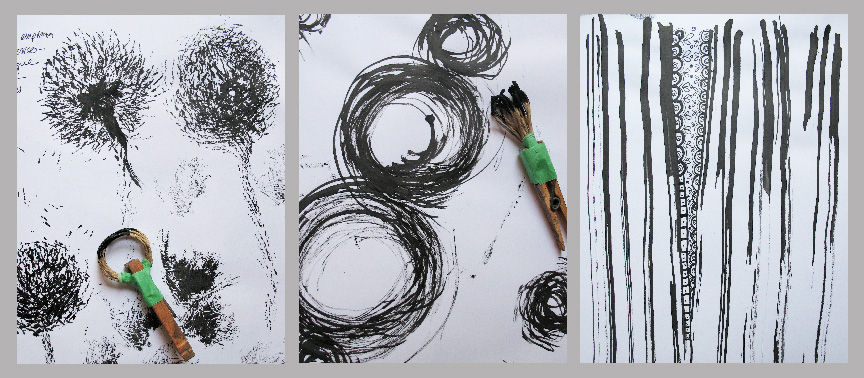 mark-making tools | inspiration- surface pattern | Pinterest