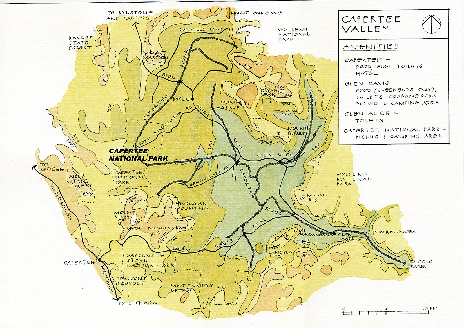 Capertee Valley Alliance Inc.: Map of Capertee Valley to show Capertee ...