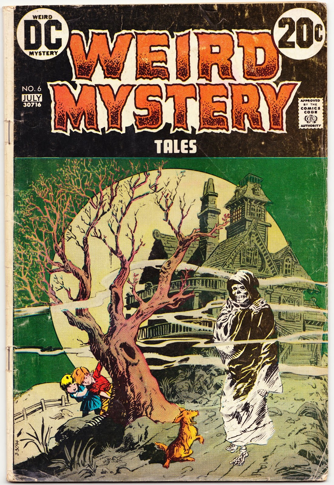 Papergreat: Educational comics: 1973 issue of DC's Weird Mystery Tales