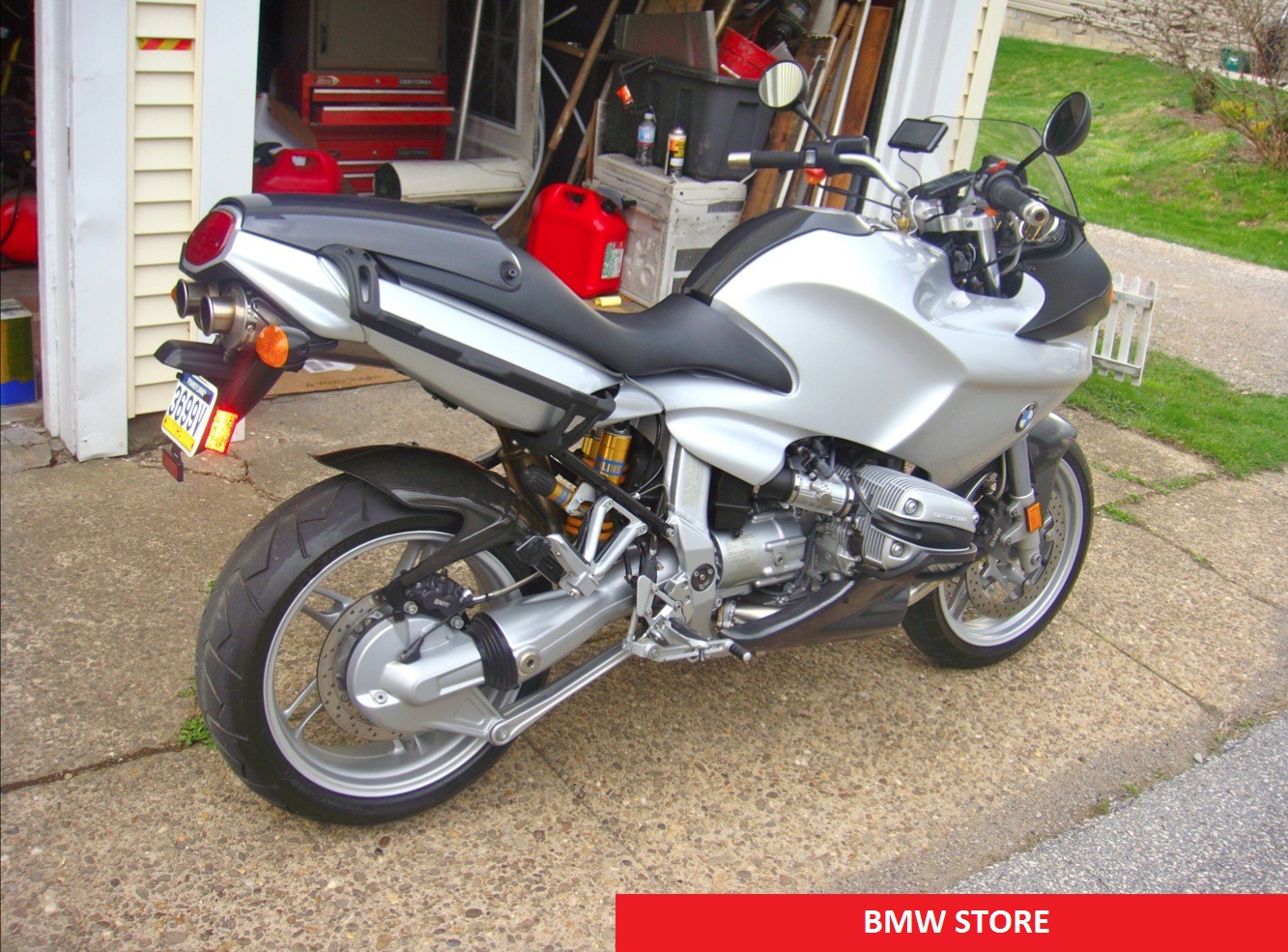 bmw motorcycles - bmw r1100s and boxer cup carbon fuel tank cover cream ...