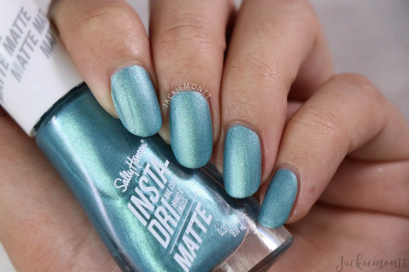 Sally Hansen Insta-Dri Matte Collection Swatches & Review - JACKIEMONTT
