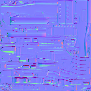 Andrew-Shuffleton-BAGDY1: Gun UV, Textures and Render 'fun' - XB1134