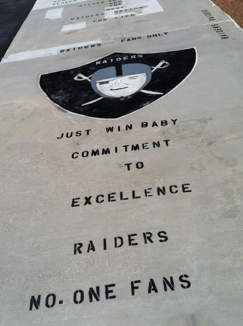 sun city scenery: Oakland Raiders Football Fan House