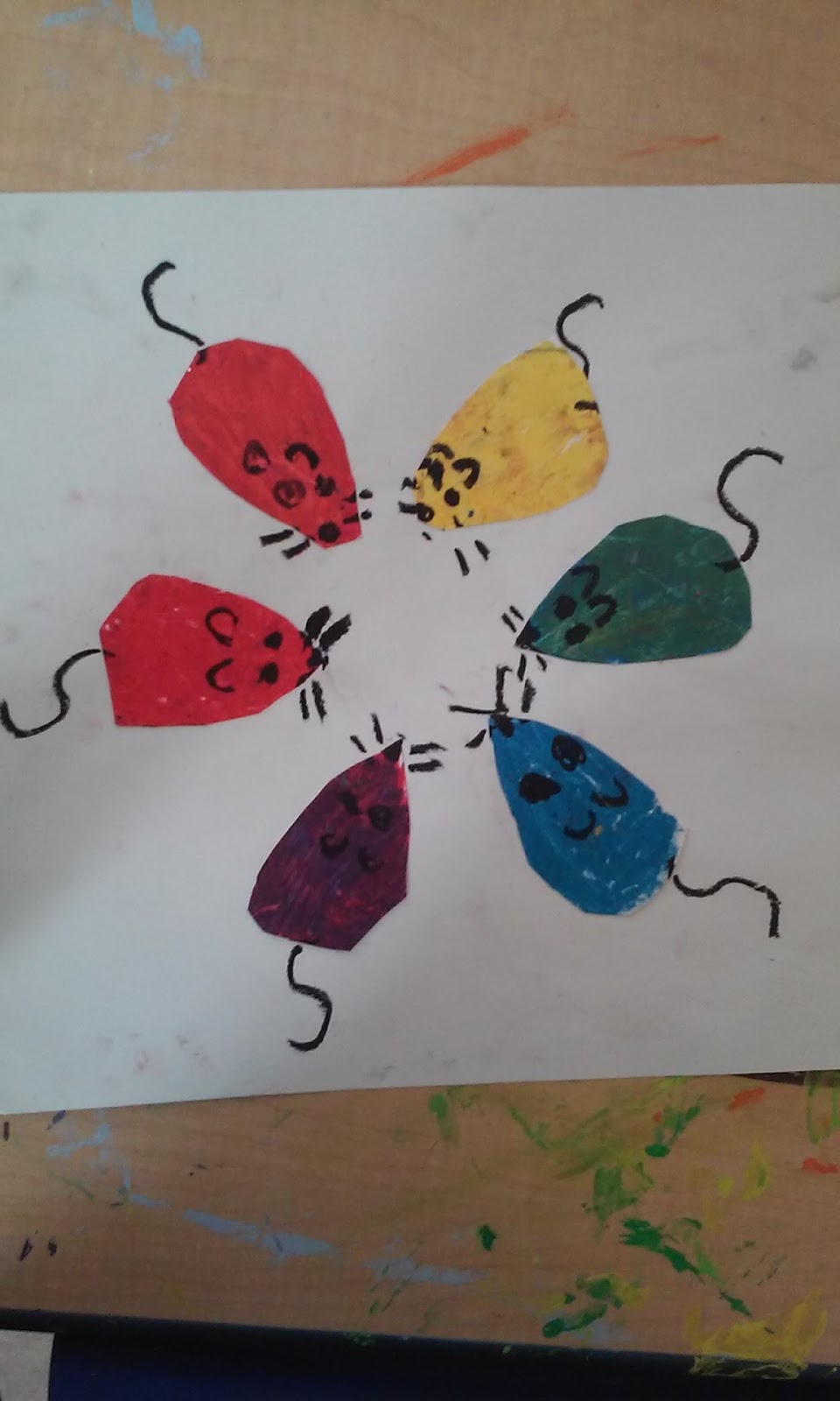 Primary Painters: Mouse Paint Color Wheel