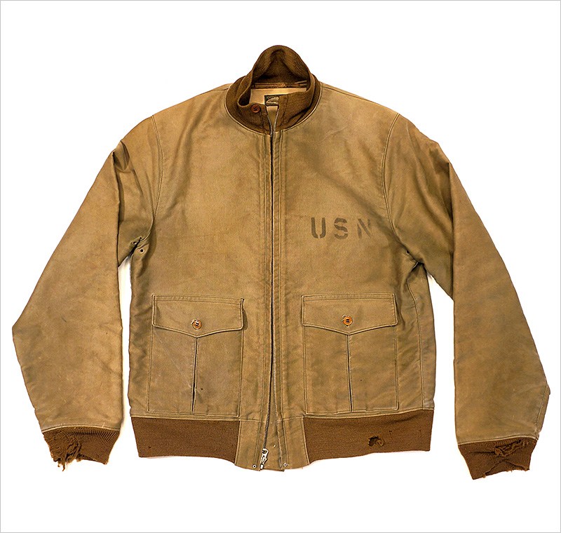Nostalgia on Wheels: WWII USN 37J1 Summer Flight Jacket - 1936 - 1939