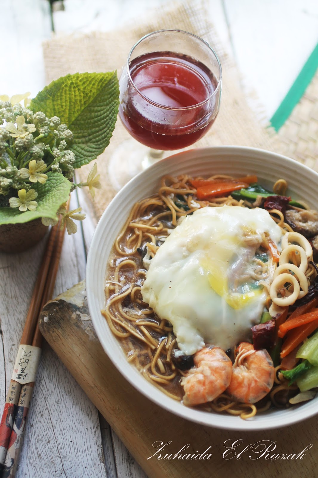 YEE MEE KUNGFU menu berbuka hari ni.. | AIR TANGAN ZUHAIDA