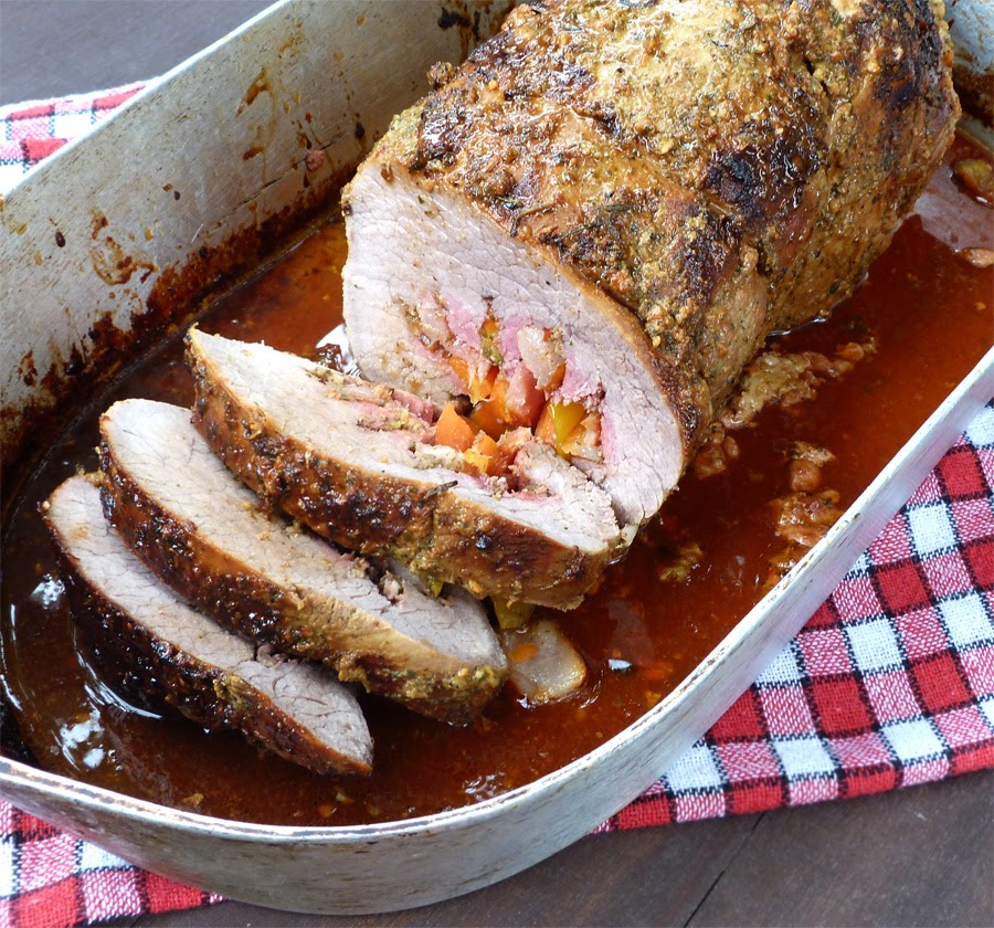 Cozinha da Heloisa: Tatu Bovino Recheado