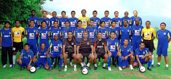 SKUAD AREMA LIGINA XIII 2007-2008 (LIGA DJARUM INDONESIA) | Qta AREMANIA