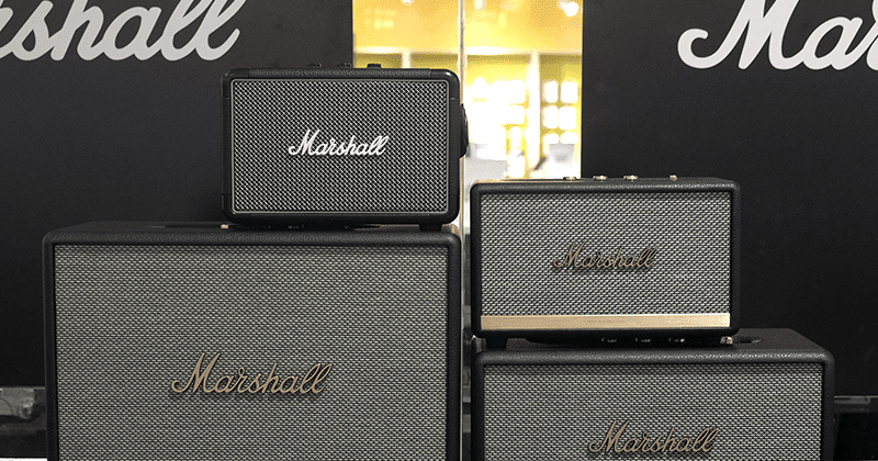 Digital Walker showcases four new Marshall Bluetooth audio devices!