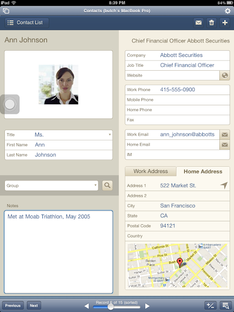 The Mac Office Contacts Filemaker Pro 12 Starter Solution