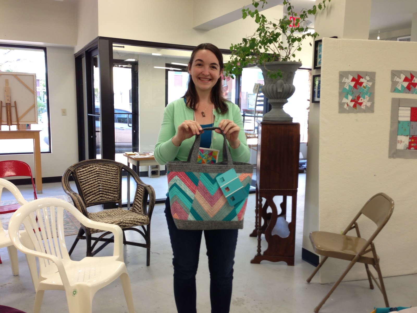 Fort Worth Modern Quilt Guild: Wonky Paint Chip Challenge