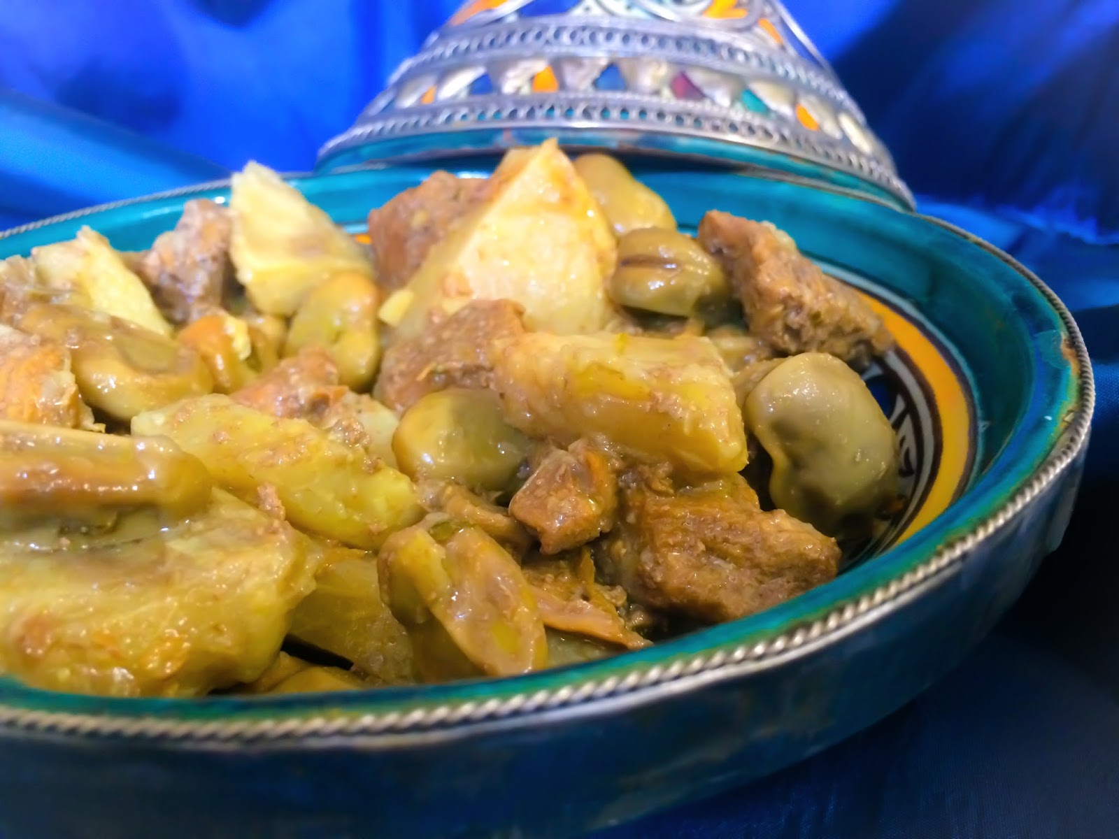La Fabrique Gourmande: Tajine d'Agneau Aux Fèves et Coeurs D’artichauts