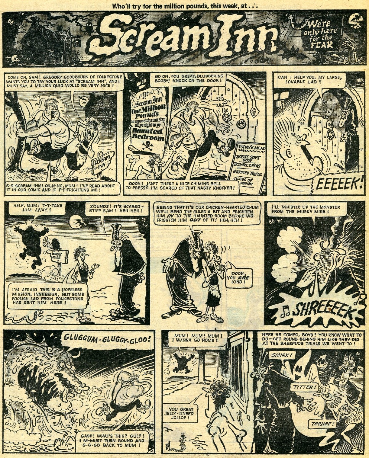 *KAZOOP !!: GUEST APPEARANCES AT SCREAM INN – SCARED-STIFF SAM