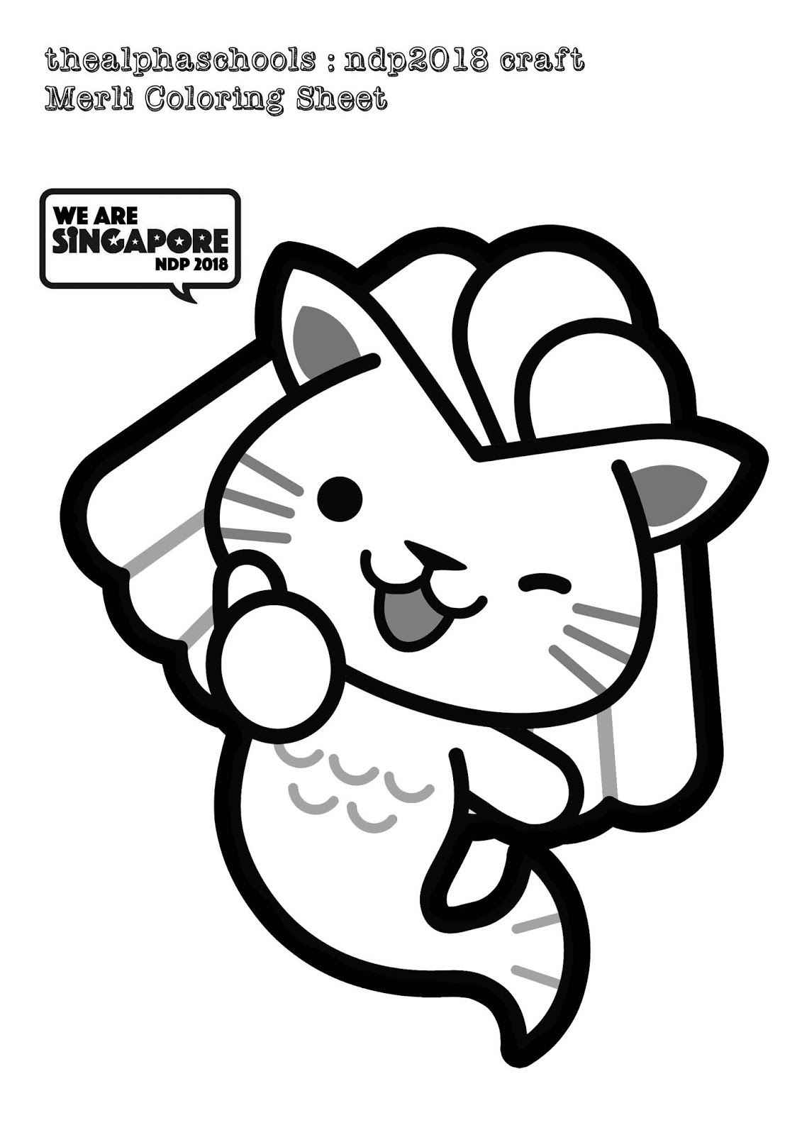 Merlion Coloring Pages Google Search Drawing Artwork