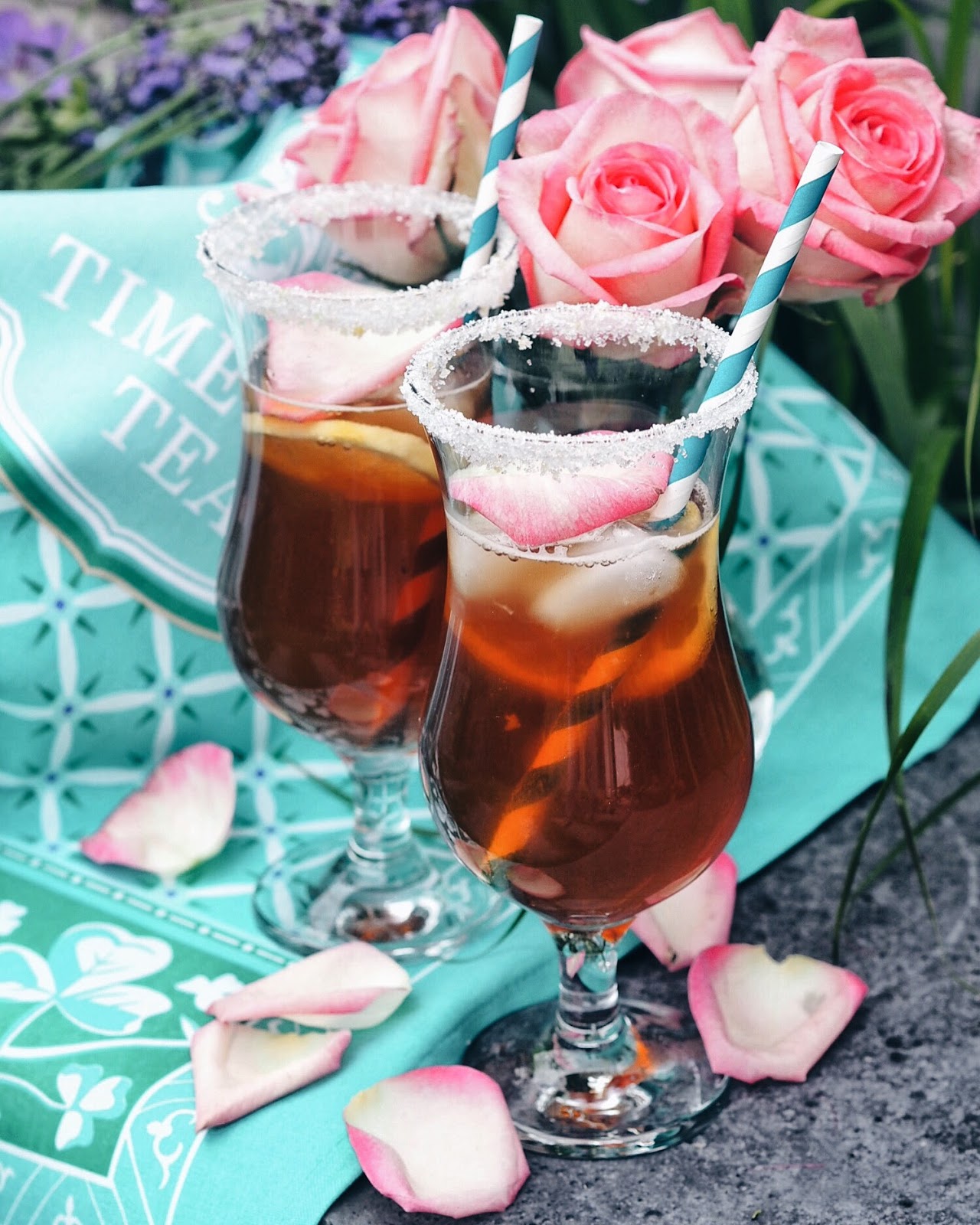Recipe: Rose-Infused Lemonade Iced Tea | angloyankophile