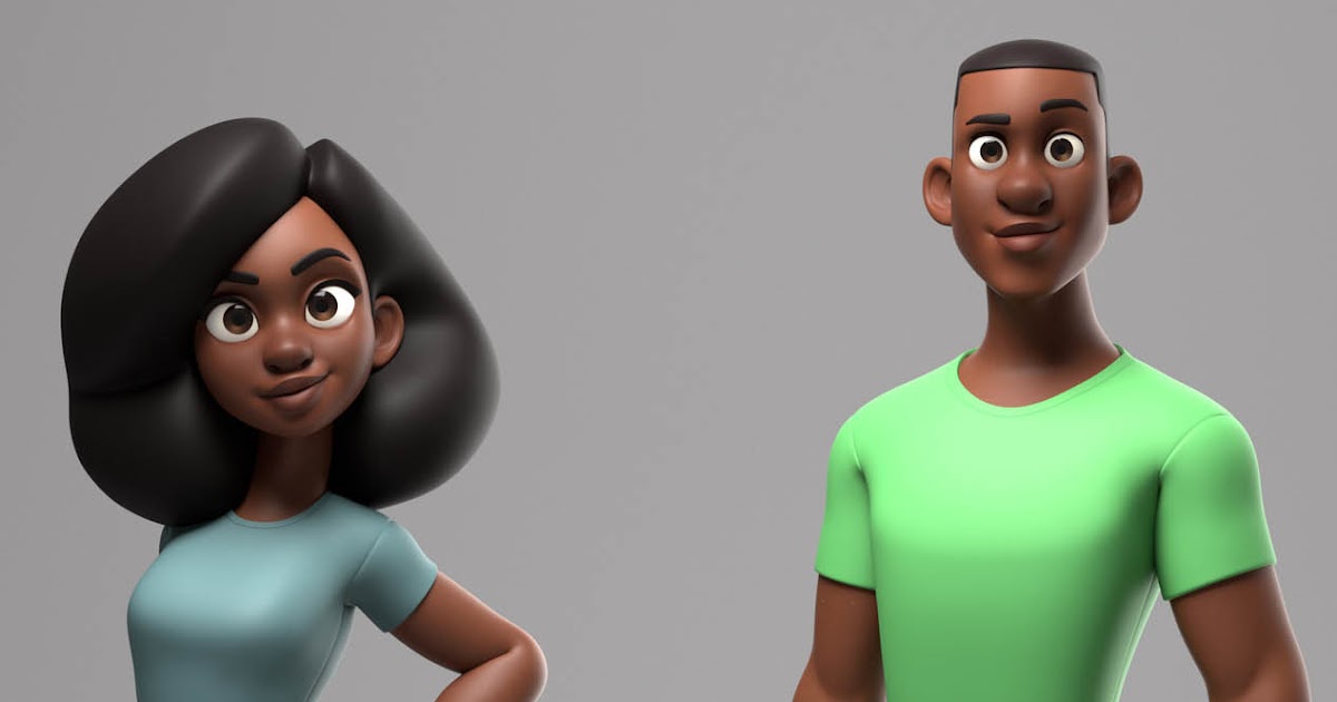 Animation Blog: Meet Dana and David - New Rigs from Artstation