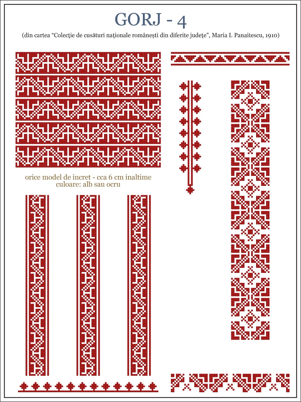 Semne Cusute: ie din Gorj, OLTENIA