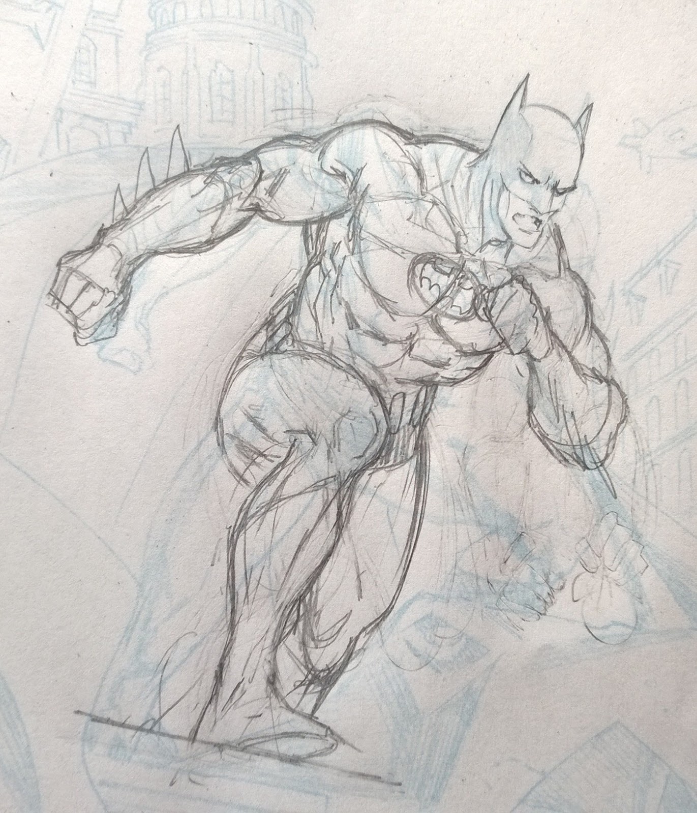 Staz Johnson.com Newsblog: Batman & Robin commission process.