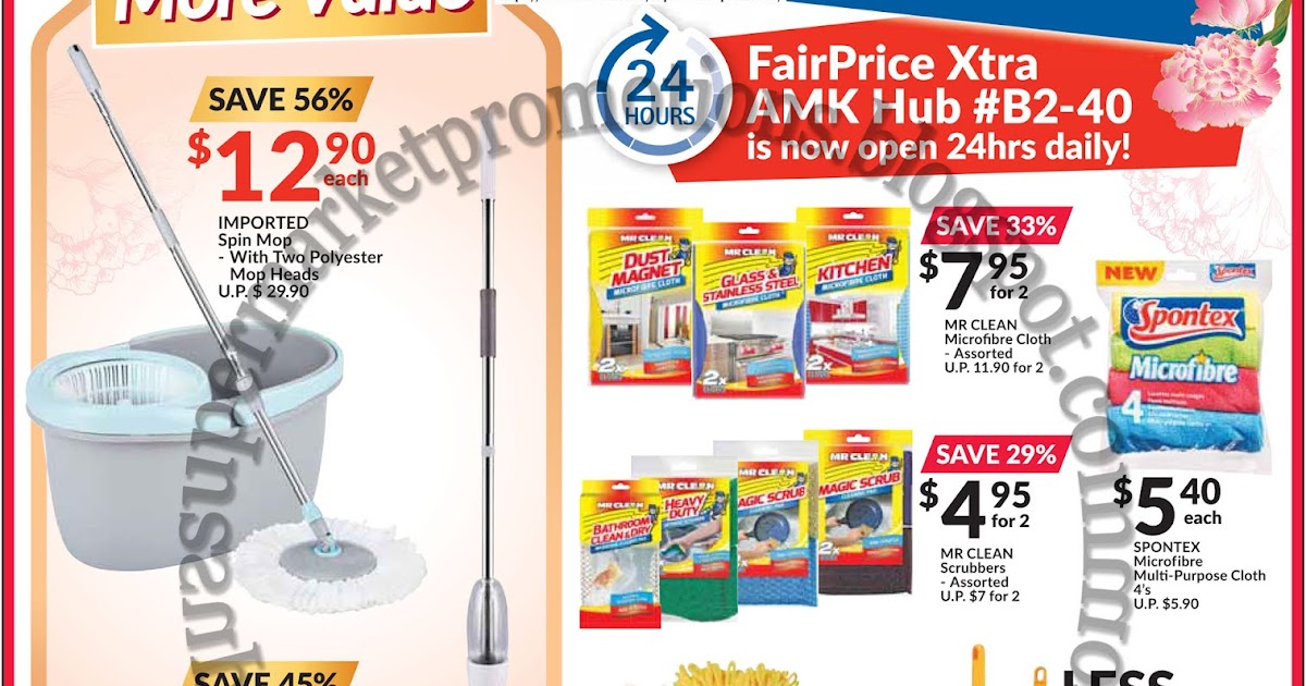 NTUC FairPrice Xtra Spring Cleaning Fair 03 - 16 January 2019 ...