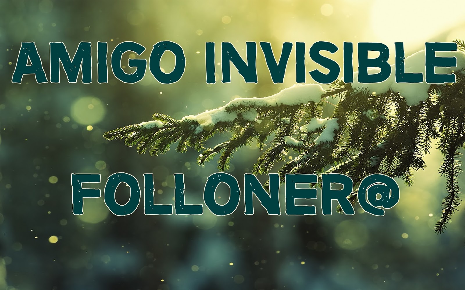 Entre libritos: AMIGO INVISIBLE FOLLONER@