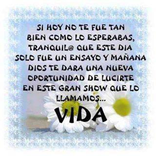 Reflexiones: mañana sera otro día.... Tomorrow!