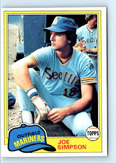 Baseball Cards Come to Life!: 1981 Topps Joe Simpson