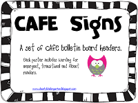 Clearly Kindergarten: Daily 5 and a CAFE Freebie