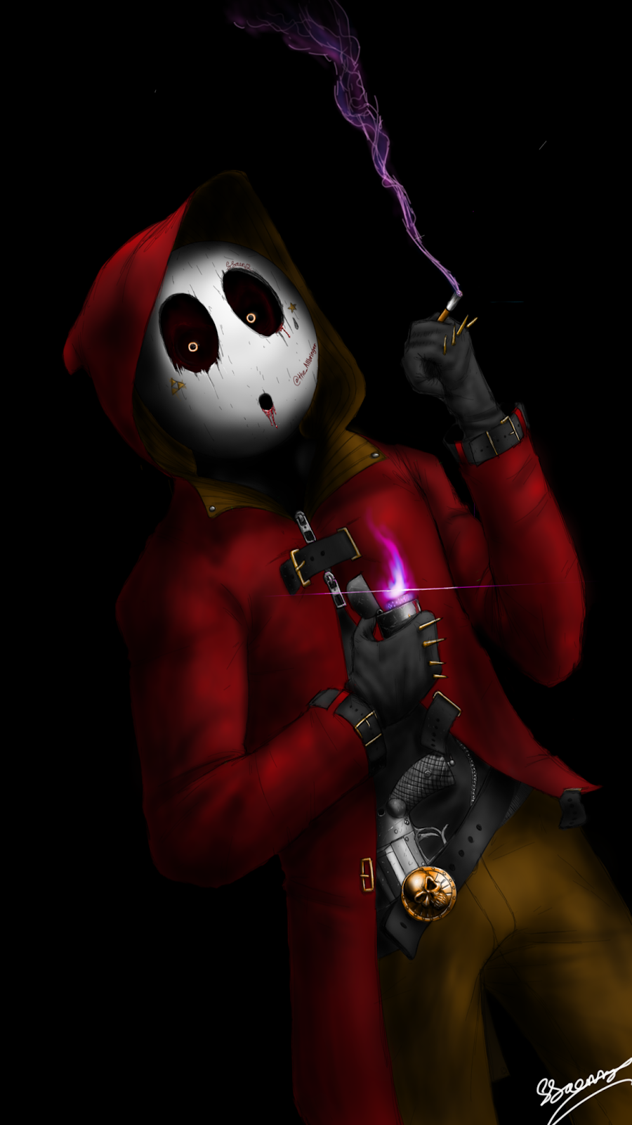 Curly Fries love to draw