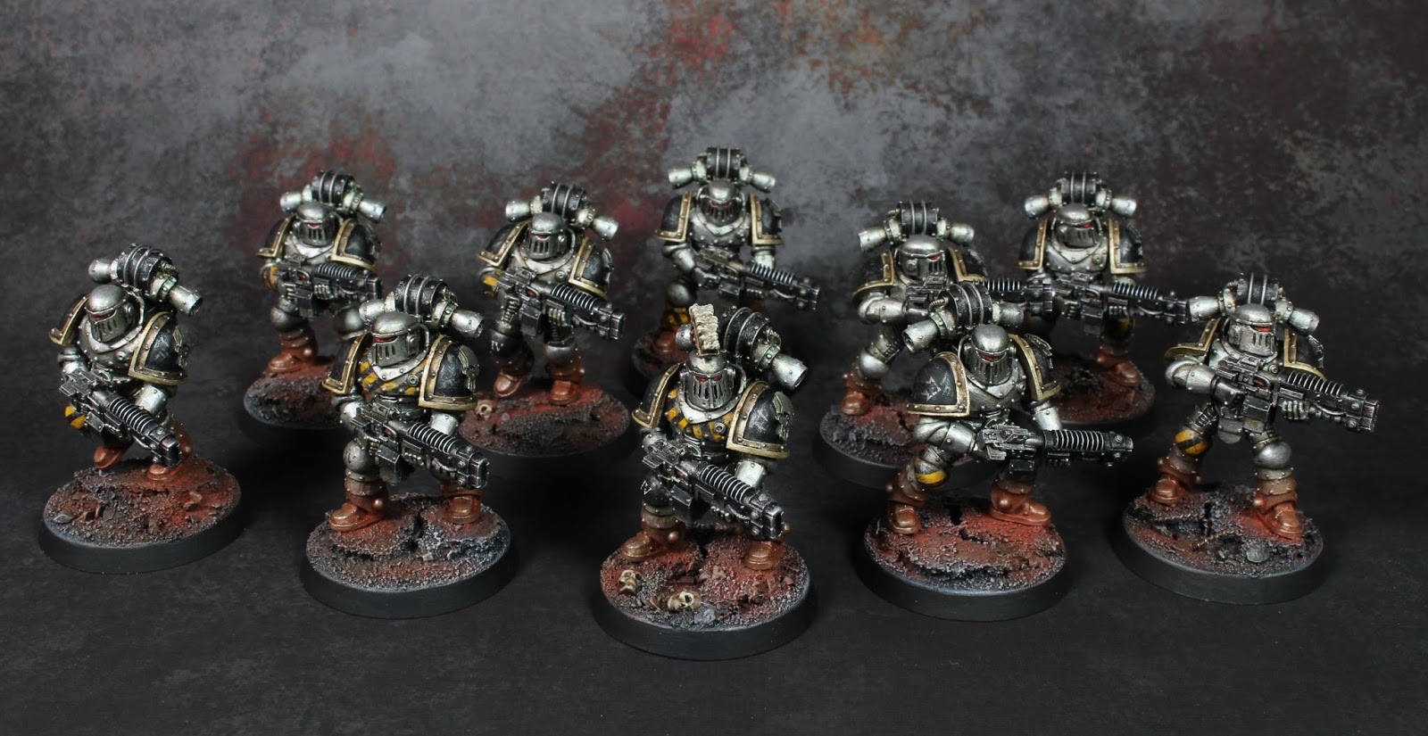 SON'S OF SOTHA.: SHOWCASE: Iron Warriors Volkite support squad.