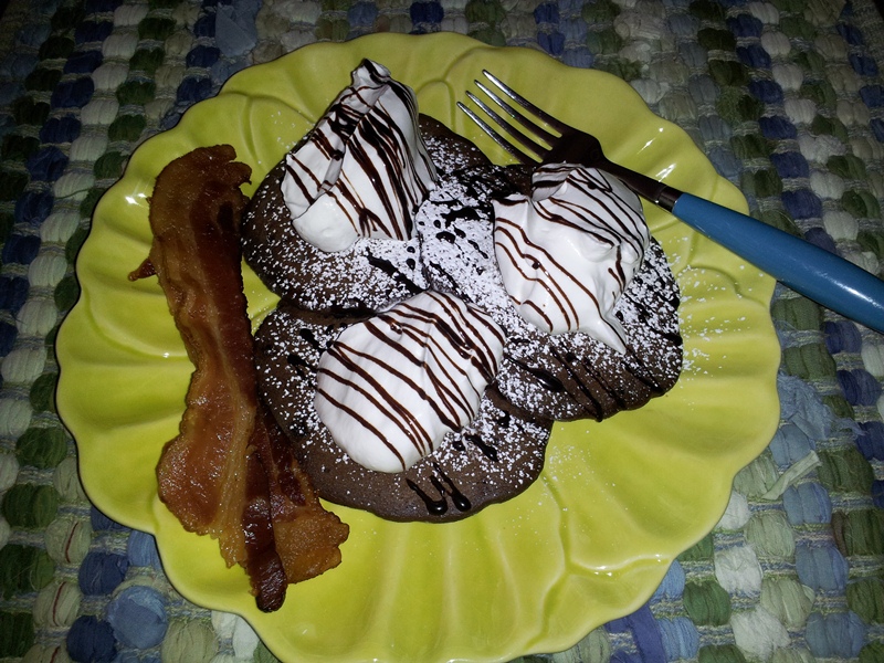 37 Cooks: Double-Chocolate Devil's Food Pancakes