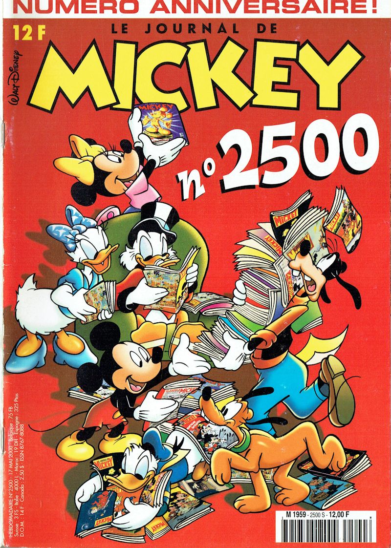 Le journal de Mickey: Journal de Mickey 2500