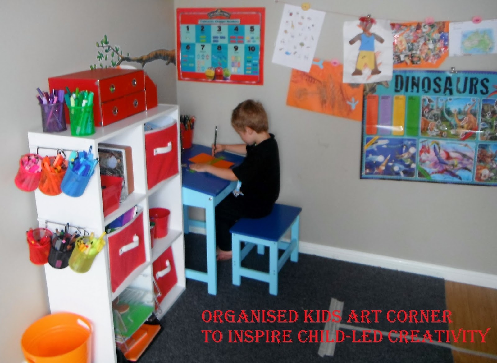 Adventures at home with Mum: Our Art Centre - Freedom and creativity