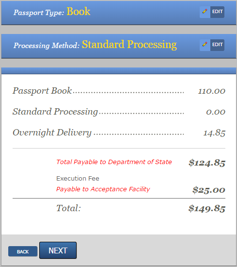 How To Calculate Fees For U.S Passport - VSolution