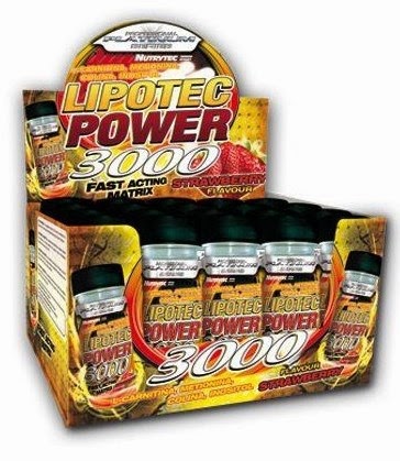SUPLEMENTOS DEPORTIVOS: LIPOTEC POWER 3000 20 BOTELLAS 60 ML