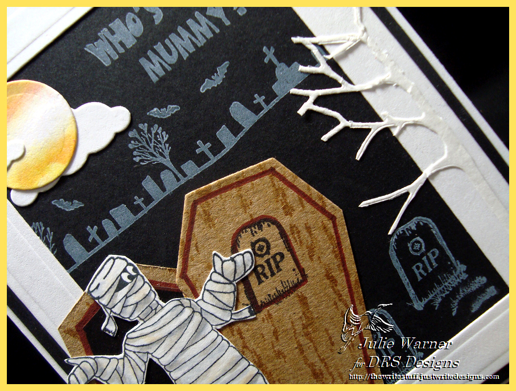 DRS Designs Rubber Stamps: Mummy in the Graveyard