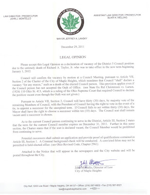 Clevelands Secret Club Blog: Who Does John Montello, Law Director for ...