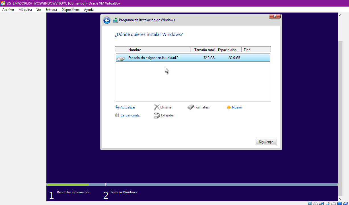 INSTALACION DE WINDOWS 7: INSTALACIÓN DE WINDOWS 10