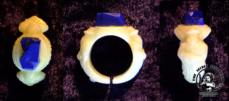 The Secret Squadron: The Shadow "Blue Coal" Ring and Mailer (1941)