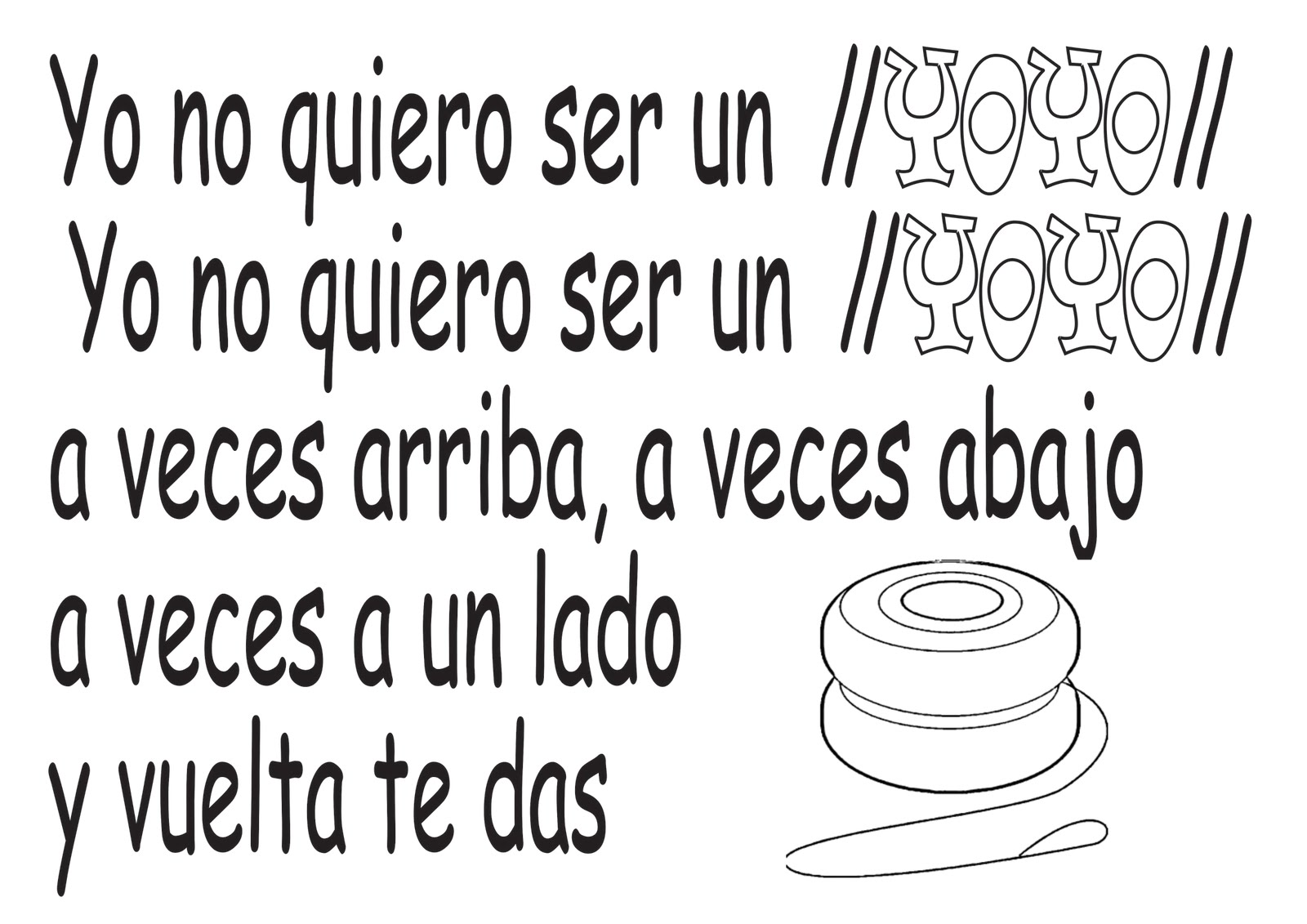 Materiales de Iglesia: YO NO QUIERO SER UN YOYO