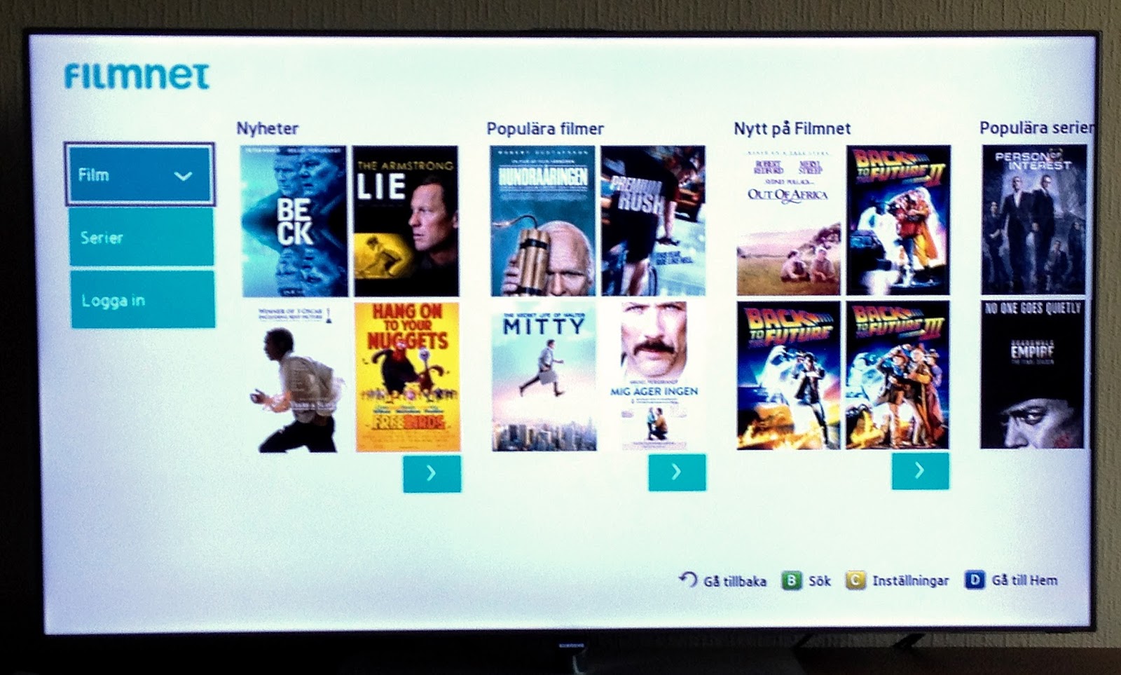 Allt om TV - IPTV & Triple Play: Filmnet finns nu till Samsung smart TV
