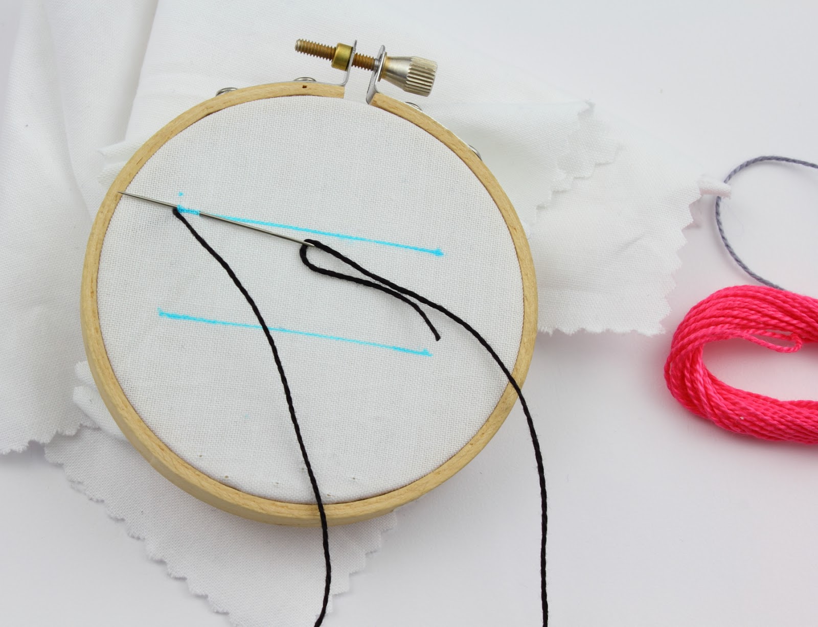 big B: Guilloche Stitch