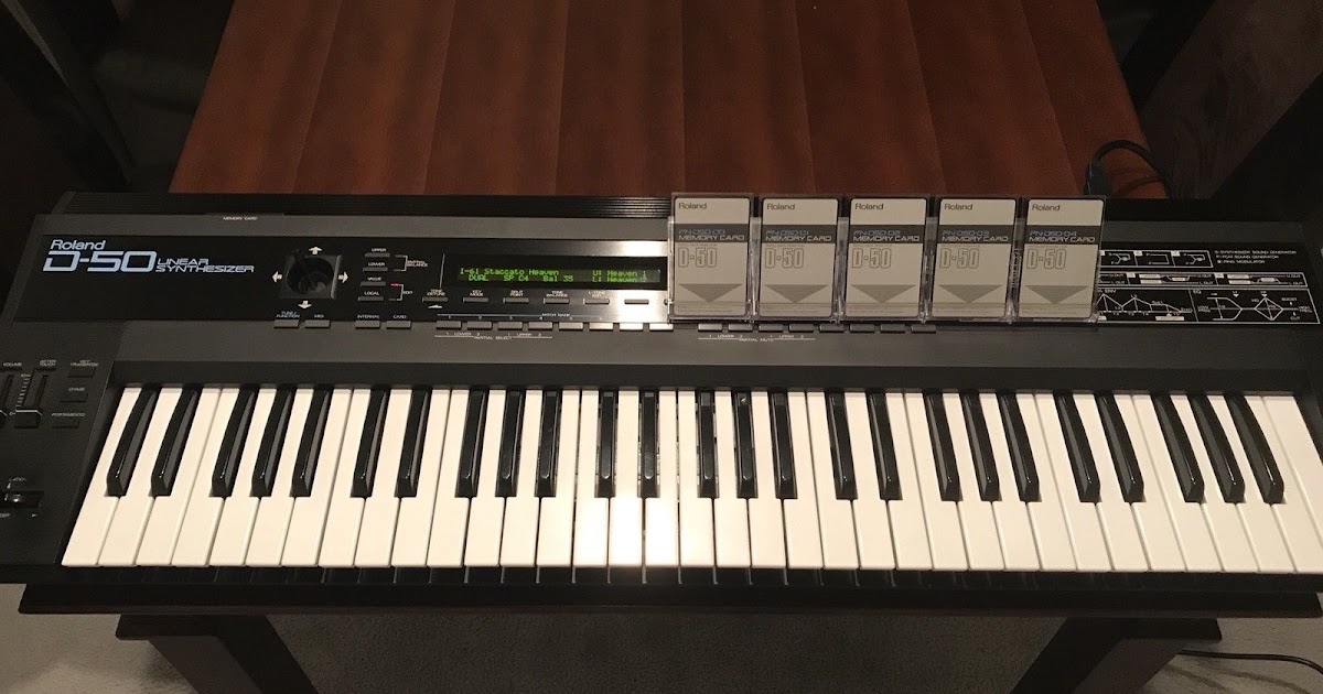 MATRIXSYNTH: Roland D50 Synthesizer with 5 Sound Cards