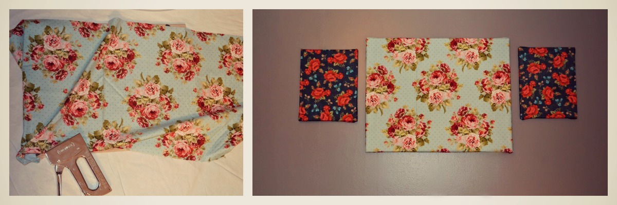 jessicaNdesigns: DIY Fabric Wall Art