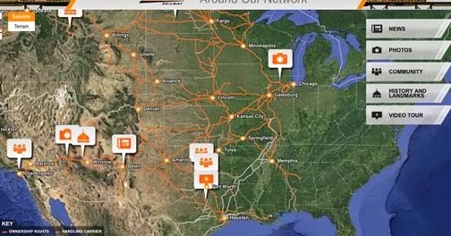 Infographics, Maps, Music and More: Interactive U.S./Canadian Railroad Maps